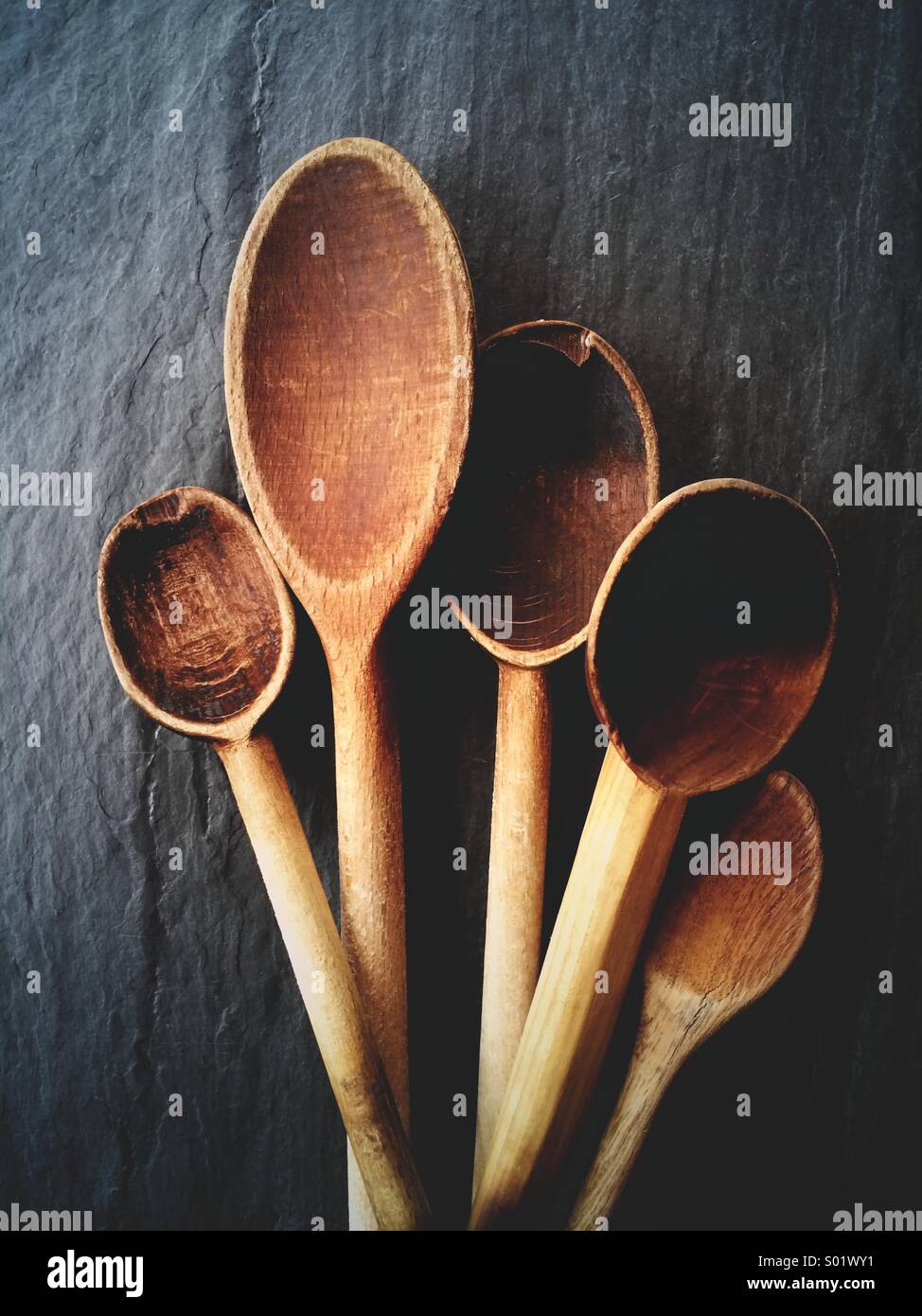 Old spoons spoons hi-res stock photography and images - Alamy