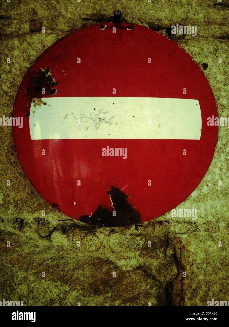 Old stone sign hi-res stock photography and images - Alamy