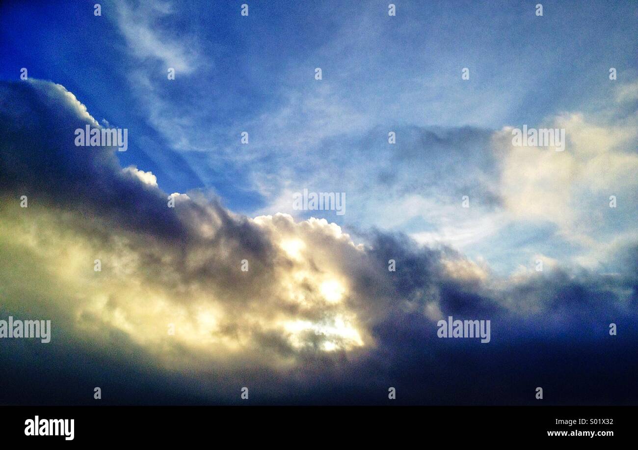 Clouds at sunset Stock Photo - Alamy