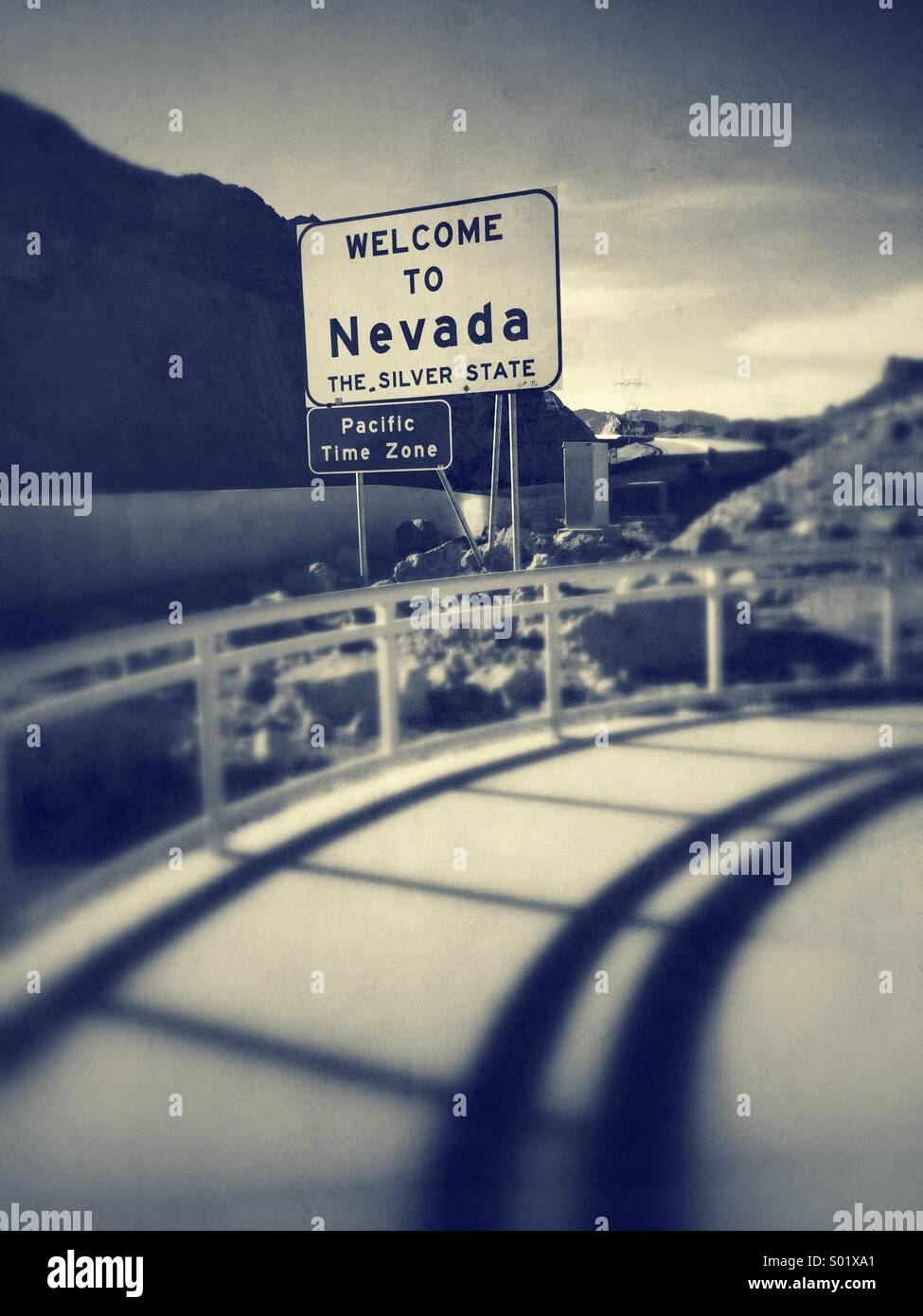 Nevada state sign hi-res stock photography and images - Alamy