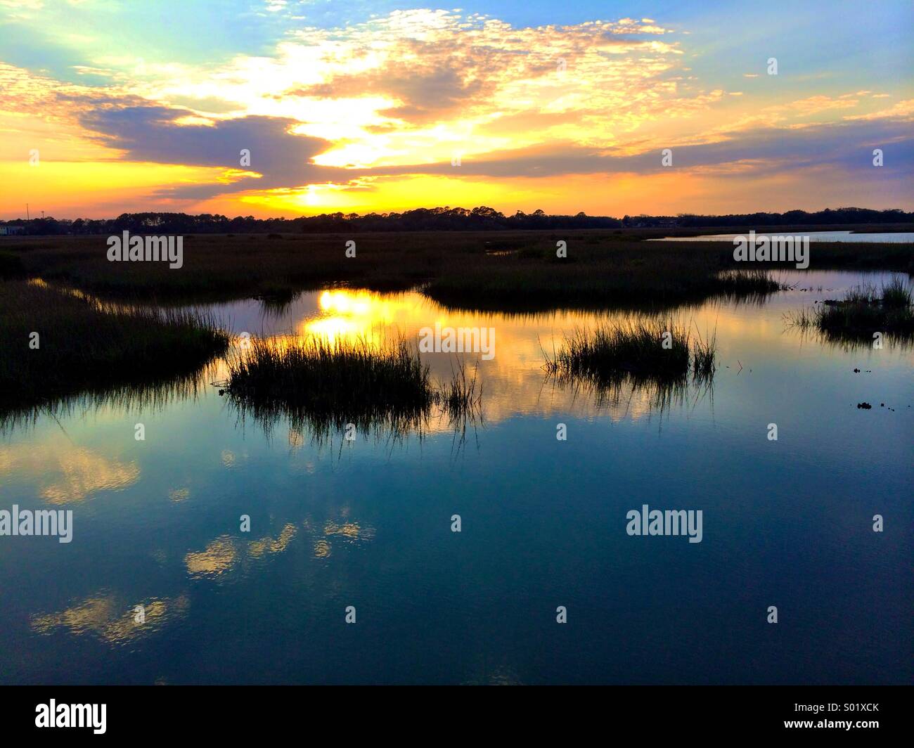 Florida marsh sunset hi-res stock photography and images - Alamy