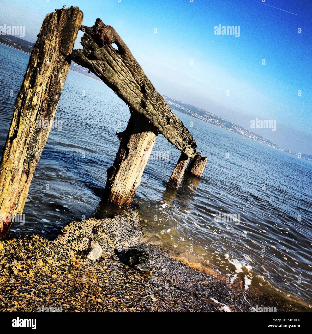 Sea. The Mumbles Stock Photo - Alamy