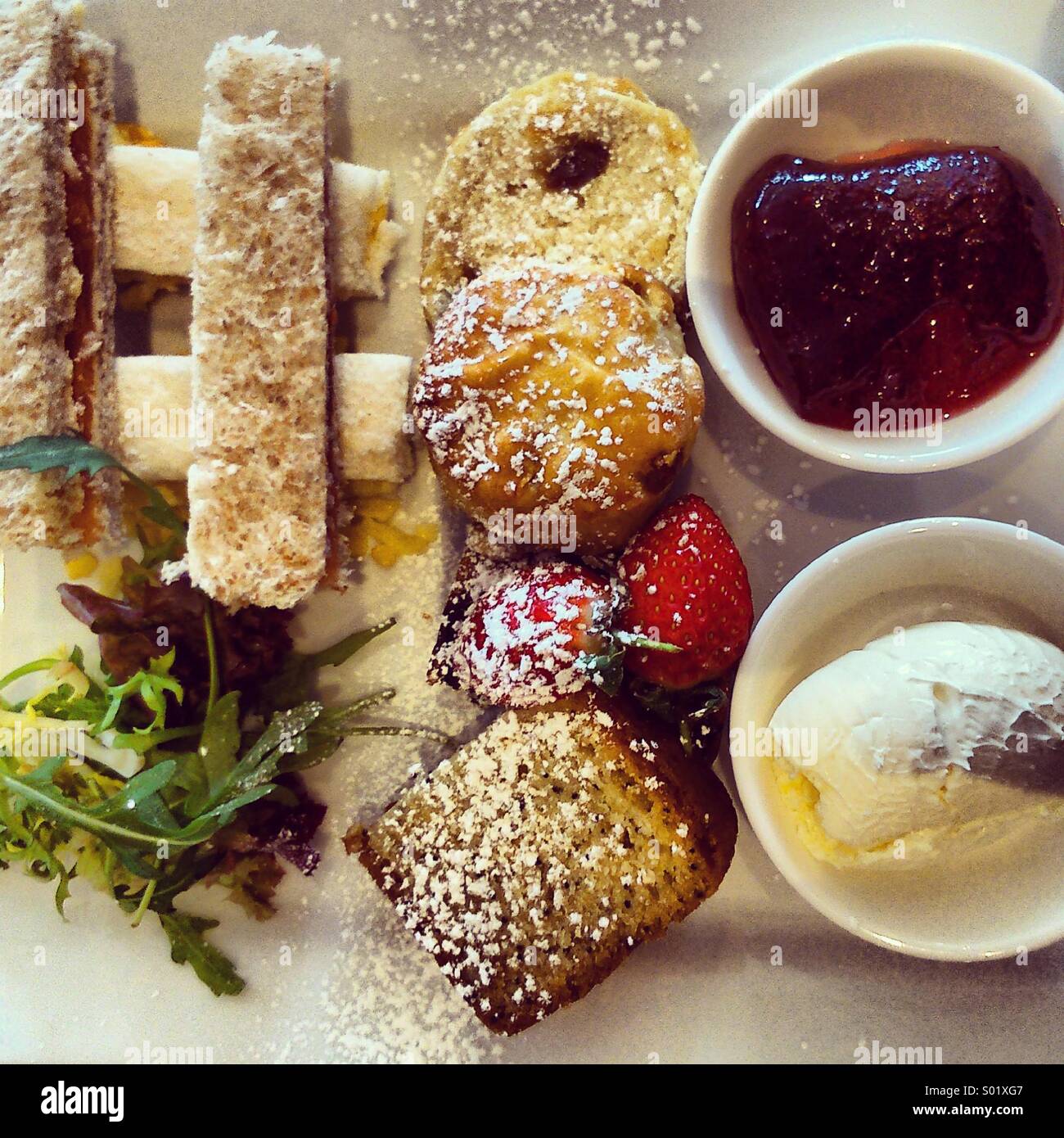 Tea scones sandwich hi-res stock photography and images - Alamy