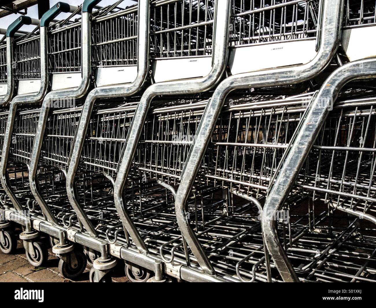Steel trollies hi-res stock photography and images - Alamy