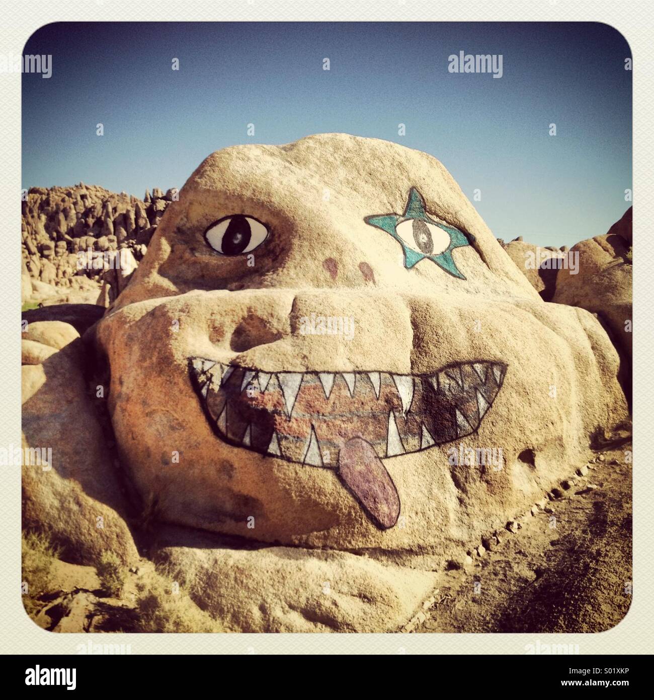 Funny face rocks hi-res stock photography and images - Alamy