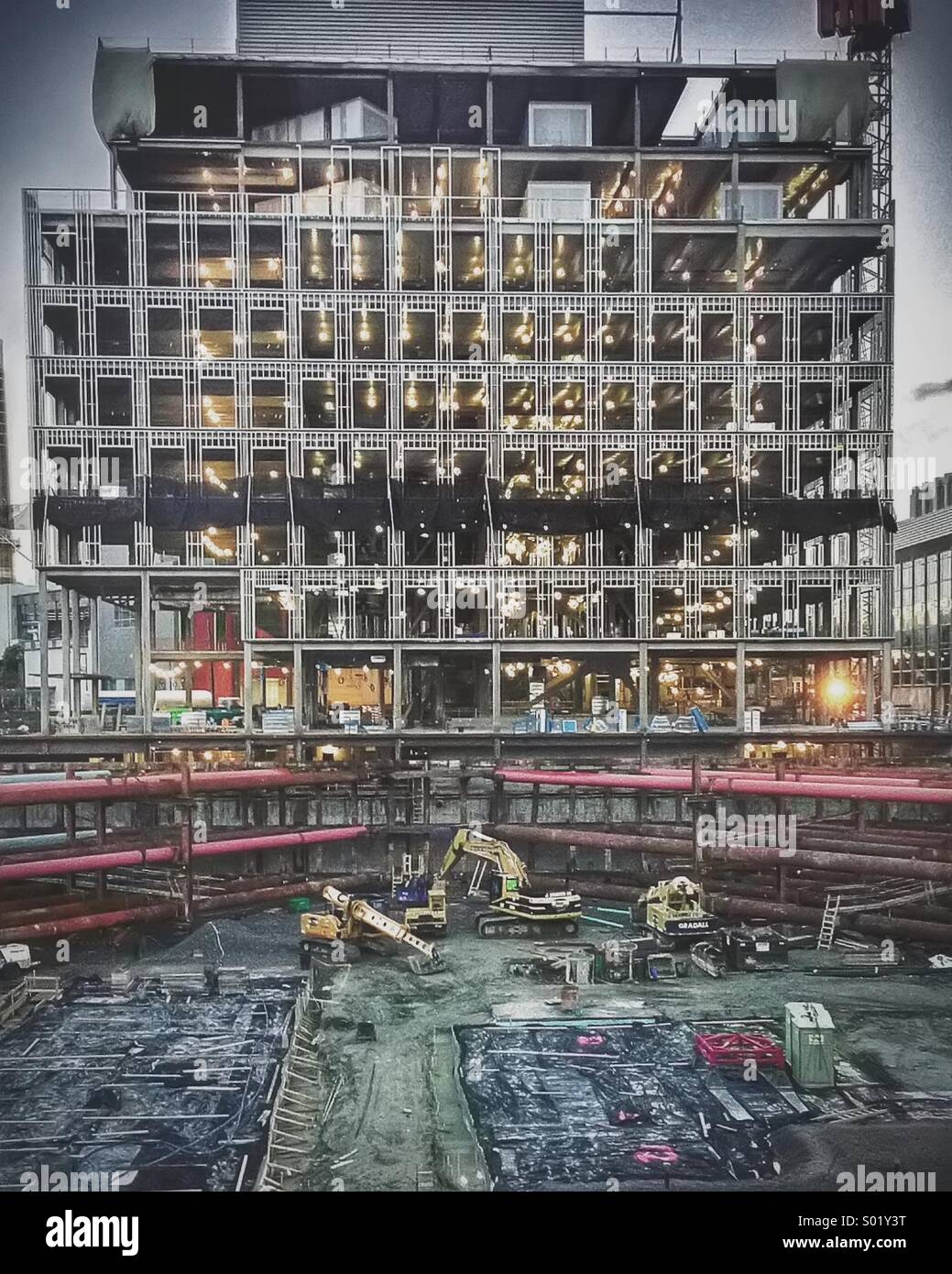 Digging and Building Stock Photo - Alamy