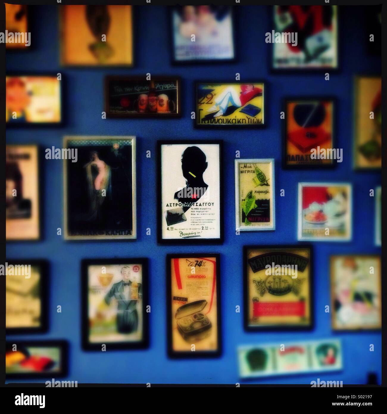 Posters wall hi-res stock photography and images - Alamy