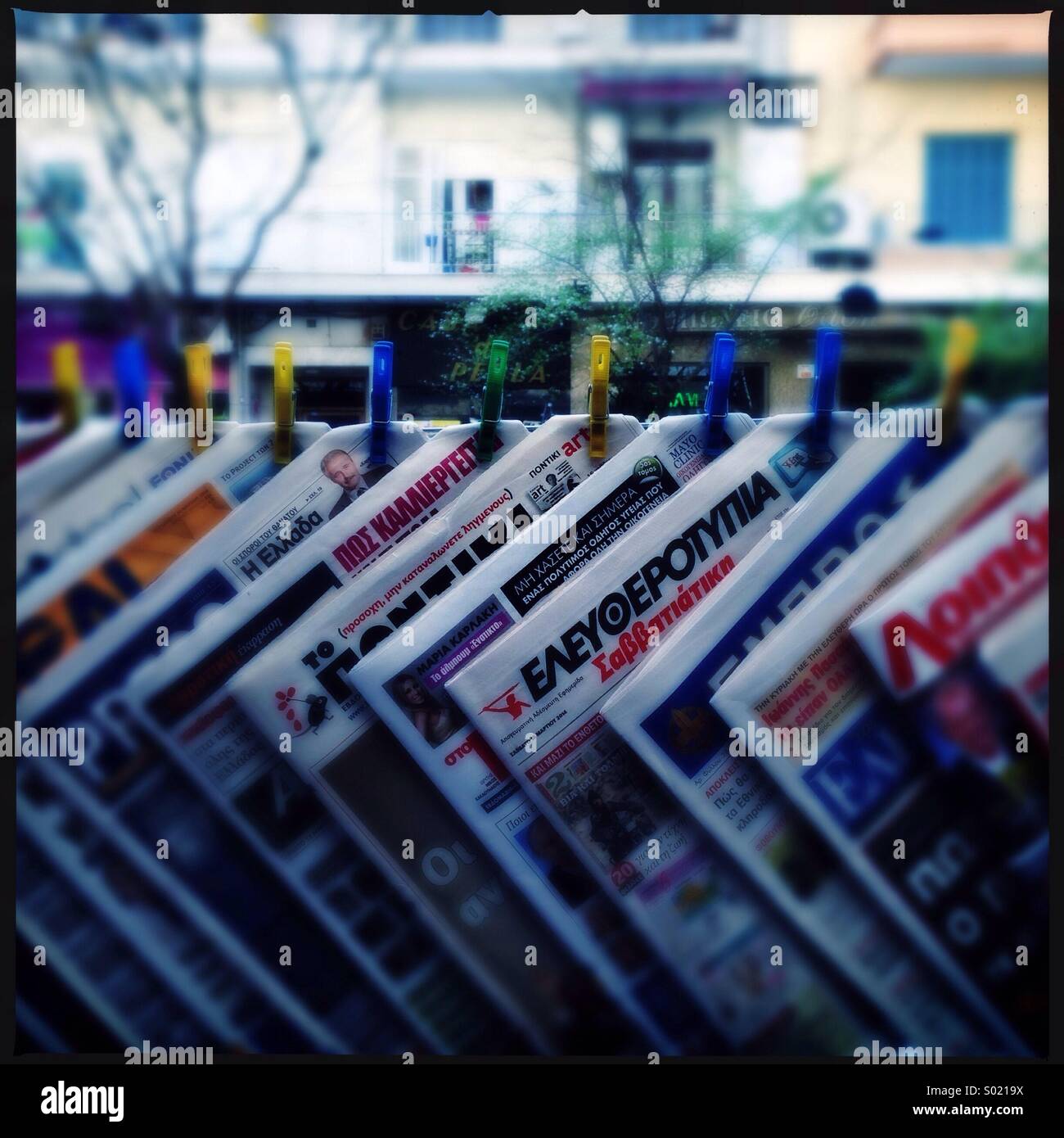 Greek Newspaper High Resolution Stock Photography and Images - Alamy