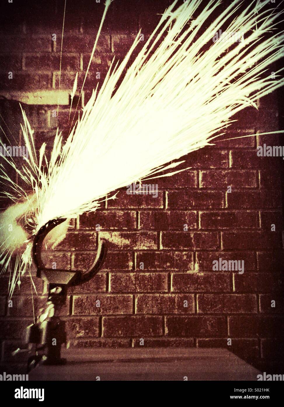 Spark wall hi-res stock photography and images - Alamy