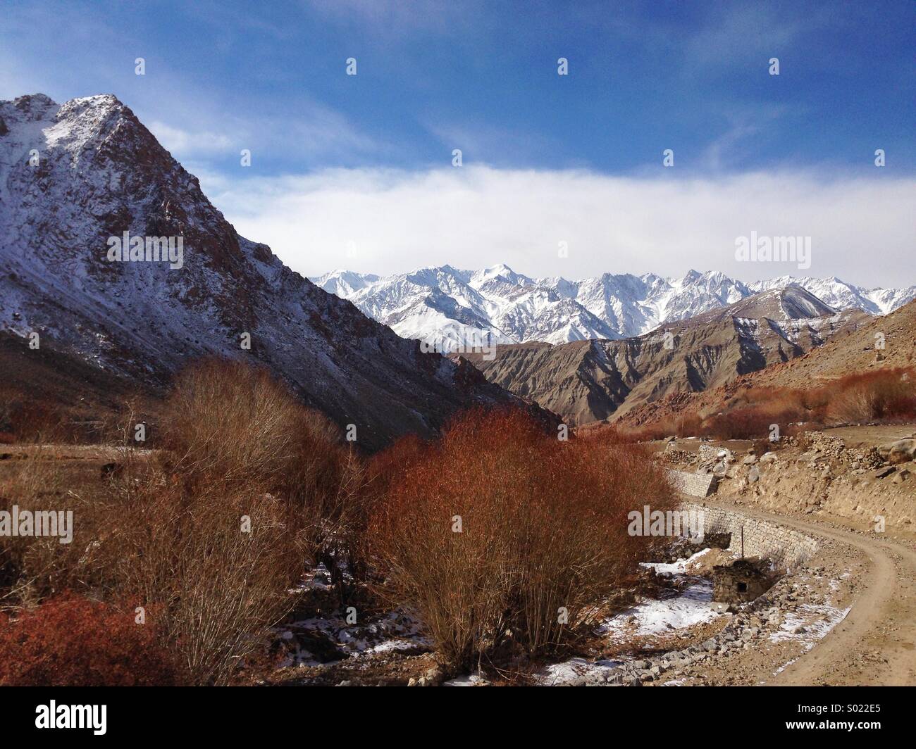 View of Himalayas from Ulley village, Ladakh, India Stock Photo - Alamy