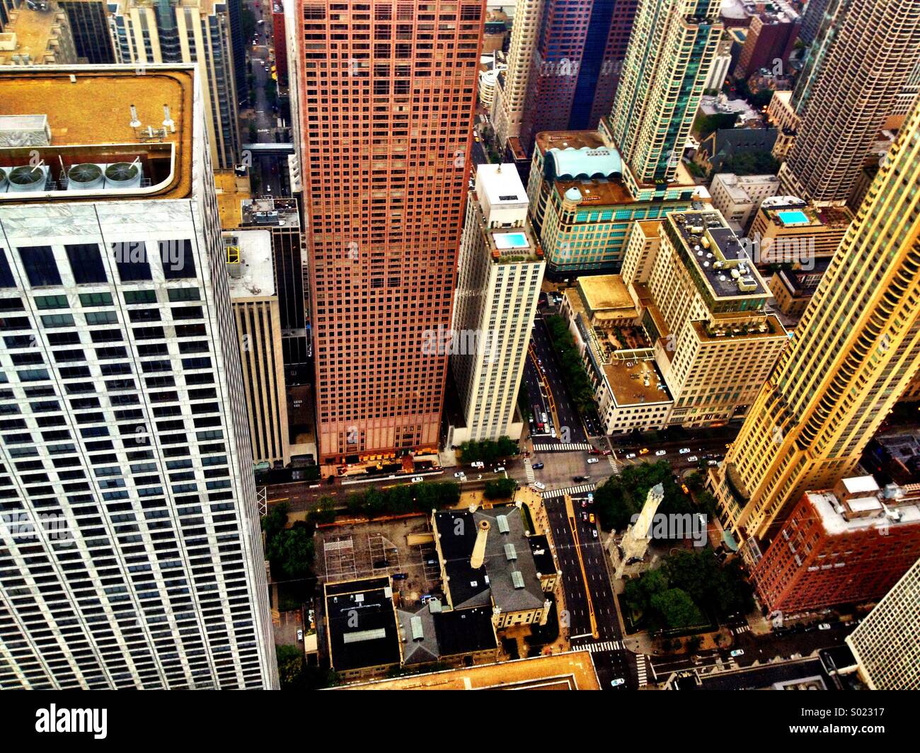 Looking Down From A Skyscraper