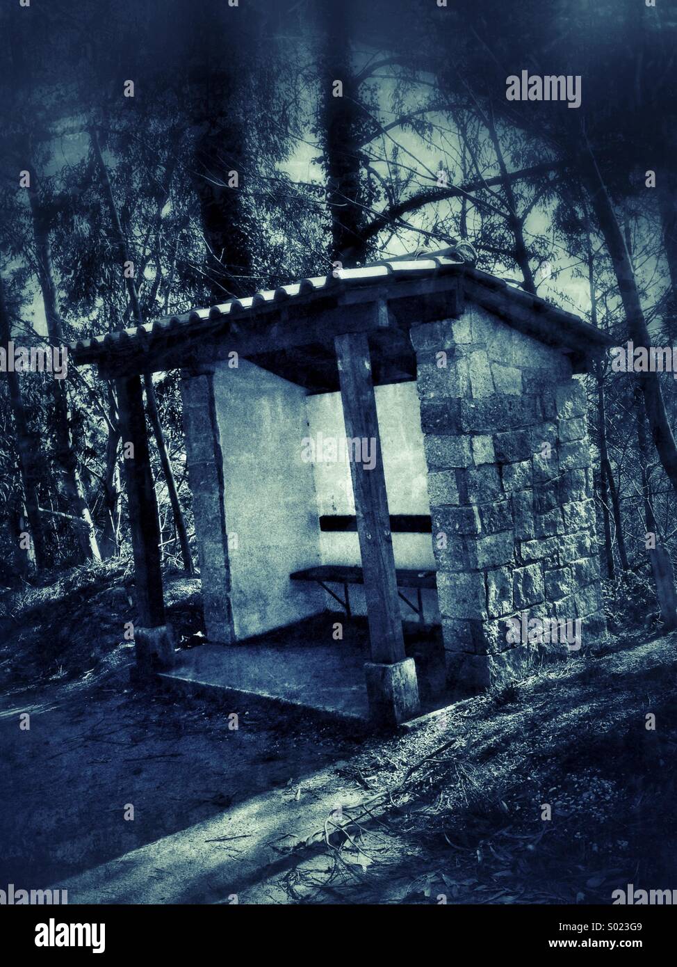 Old Bus Stop High Resolution Stock Photography and Images - Alamy
