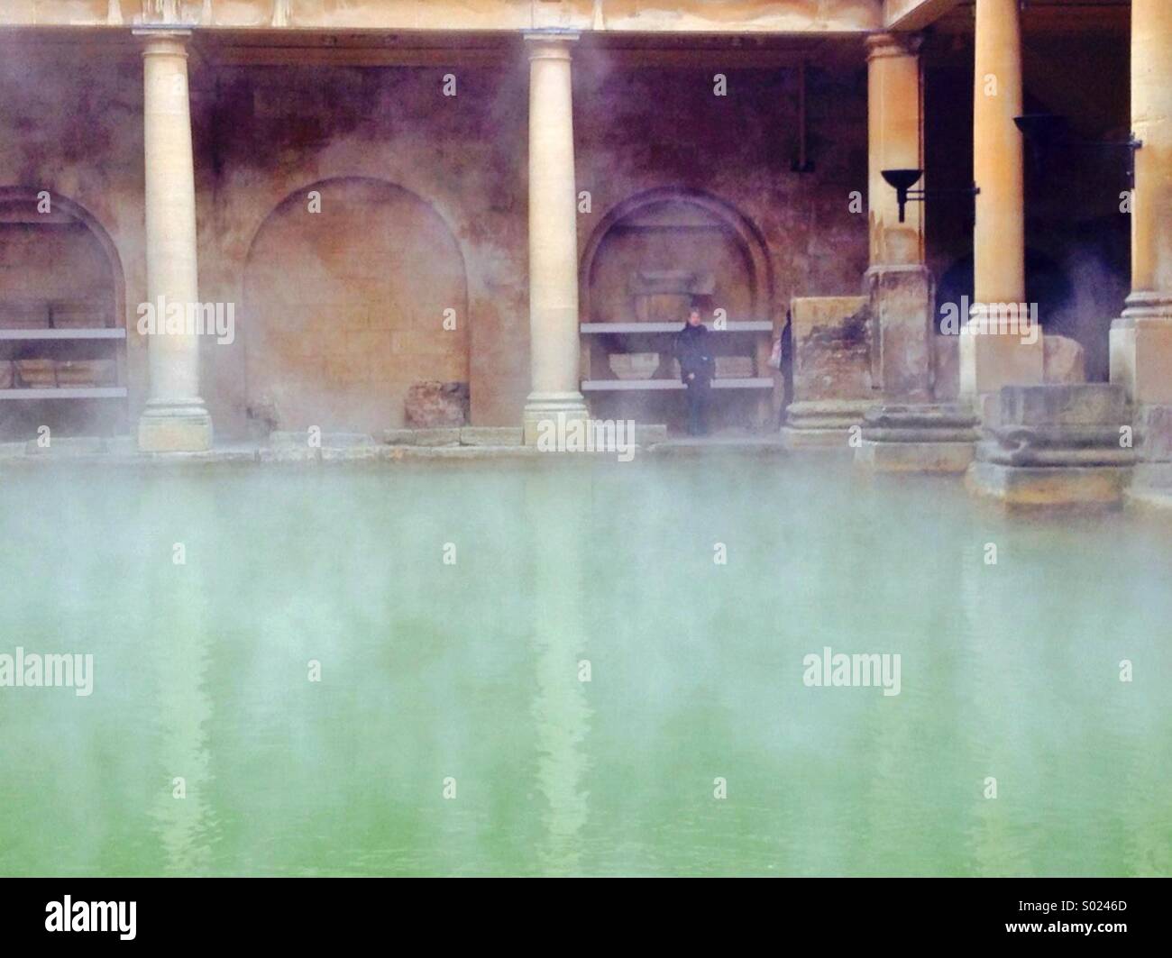 Roman baths hot spring hi-res stock photography and images - Alamy