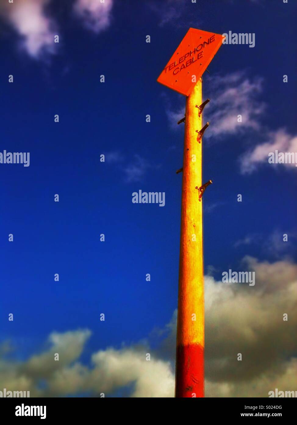 Southwold telephone pole Stock Photo - Alamy