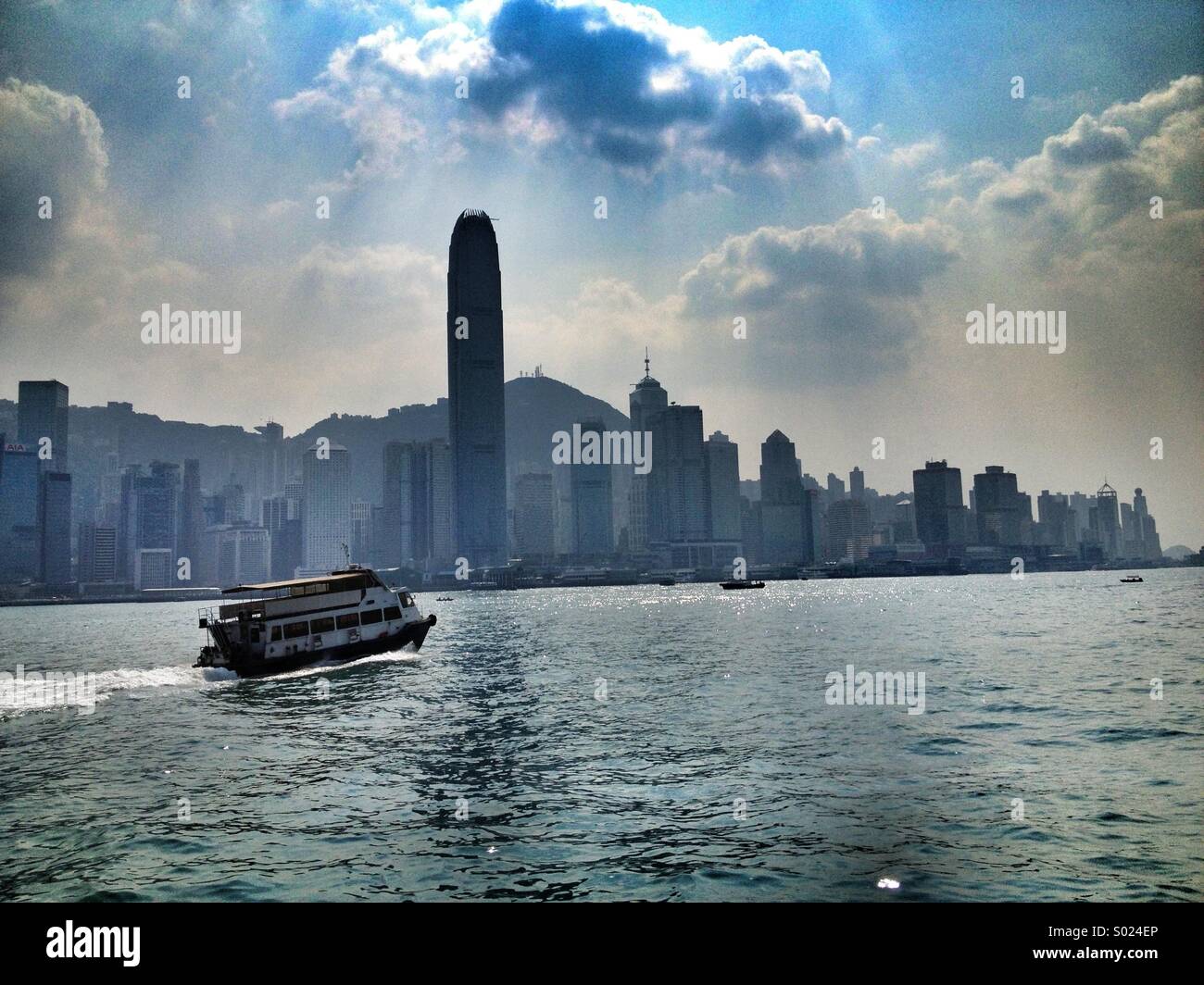 Hong Kong Harbour Stock Photo - Alamy