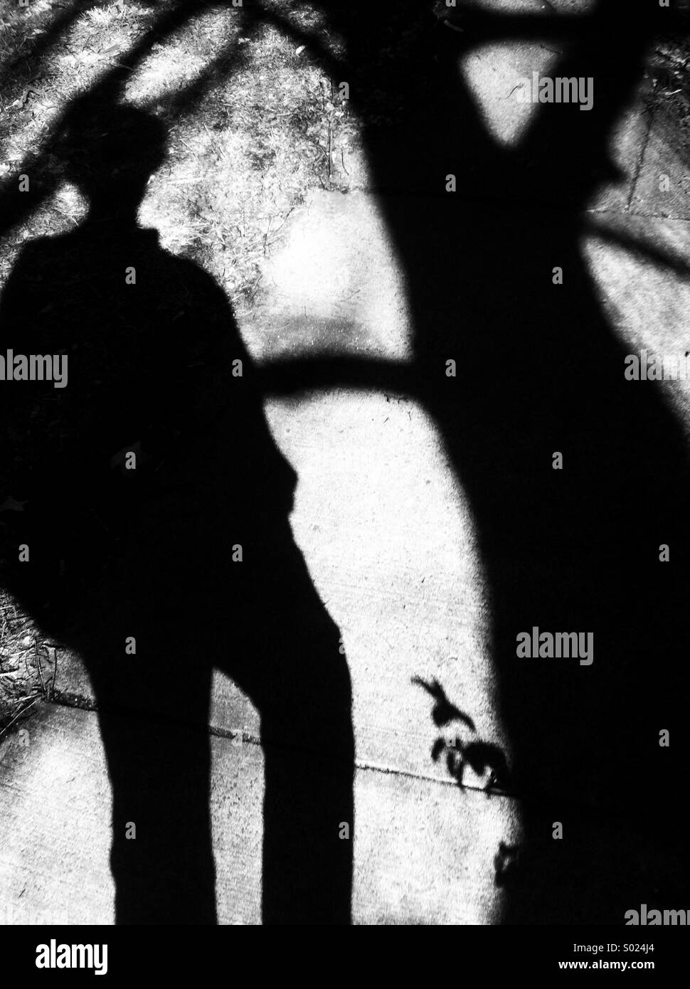 Man shadow cast hi-res stock photography and images - Alamy