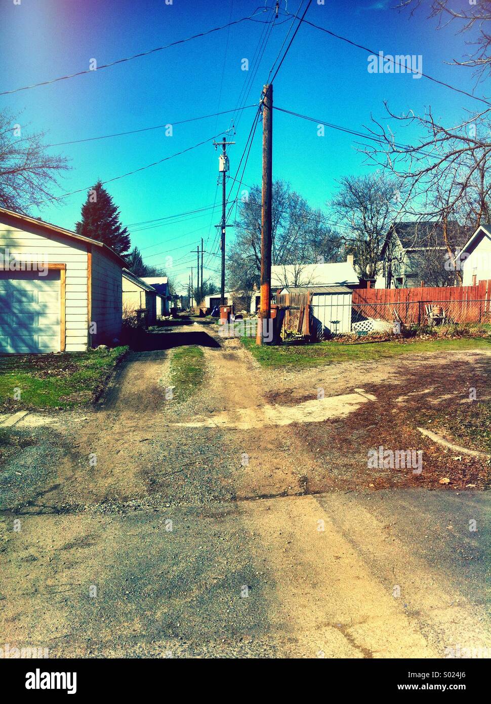 Bright alleyway hi-res stock photography and images - Alamy