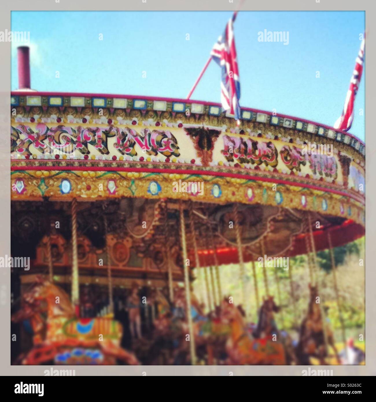 Vintage carousel ride hi-res stock photography and images - Alamy