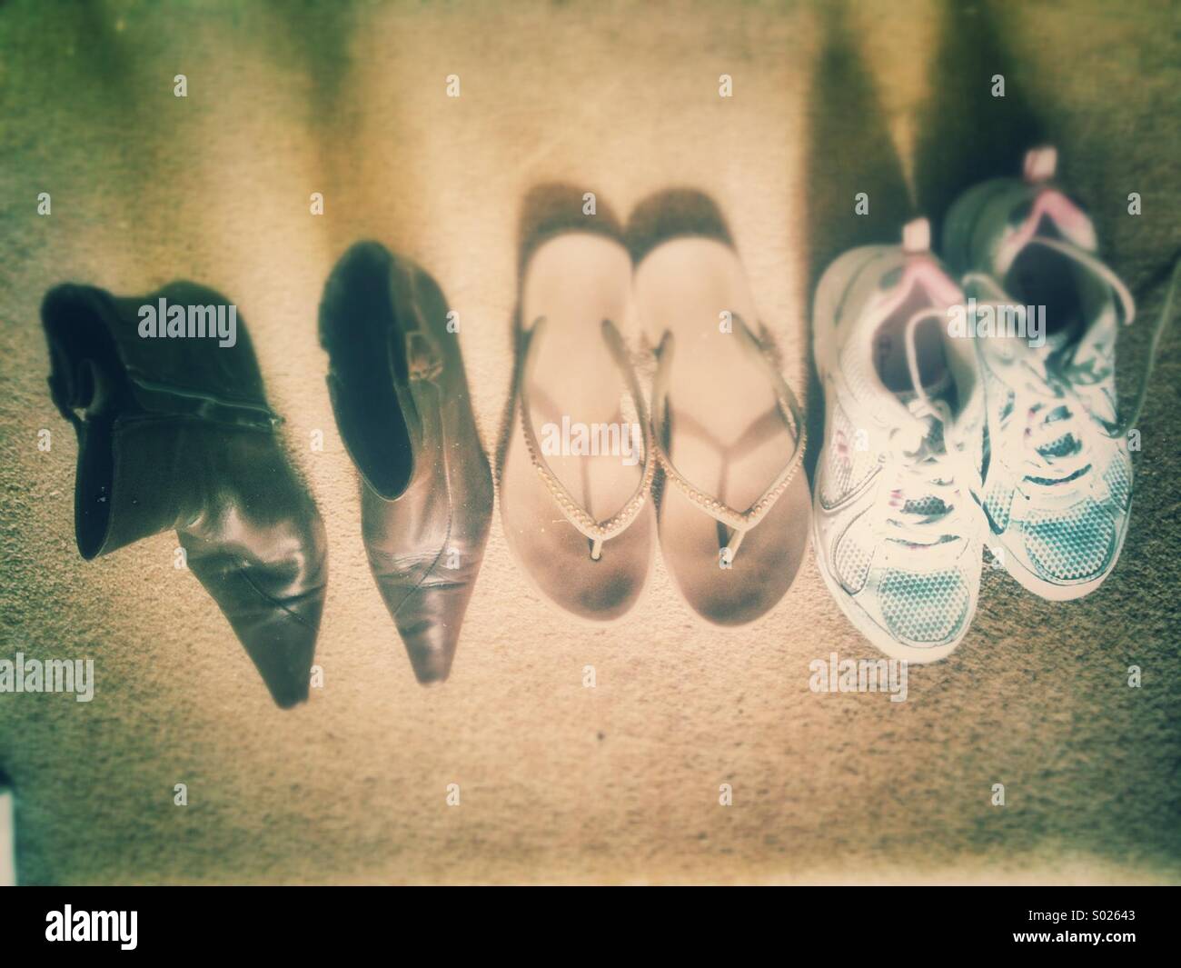 Assorted shoes hi-res stock photography and images - Alamy