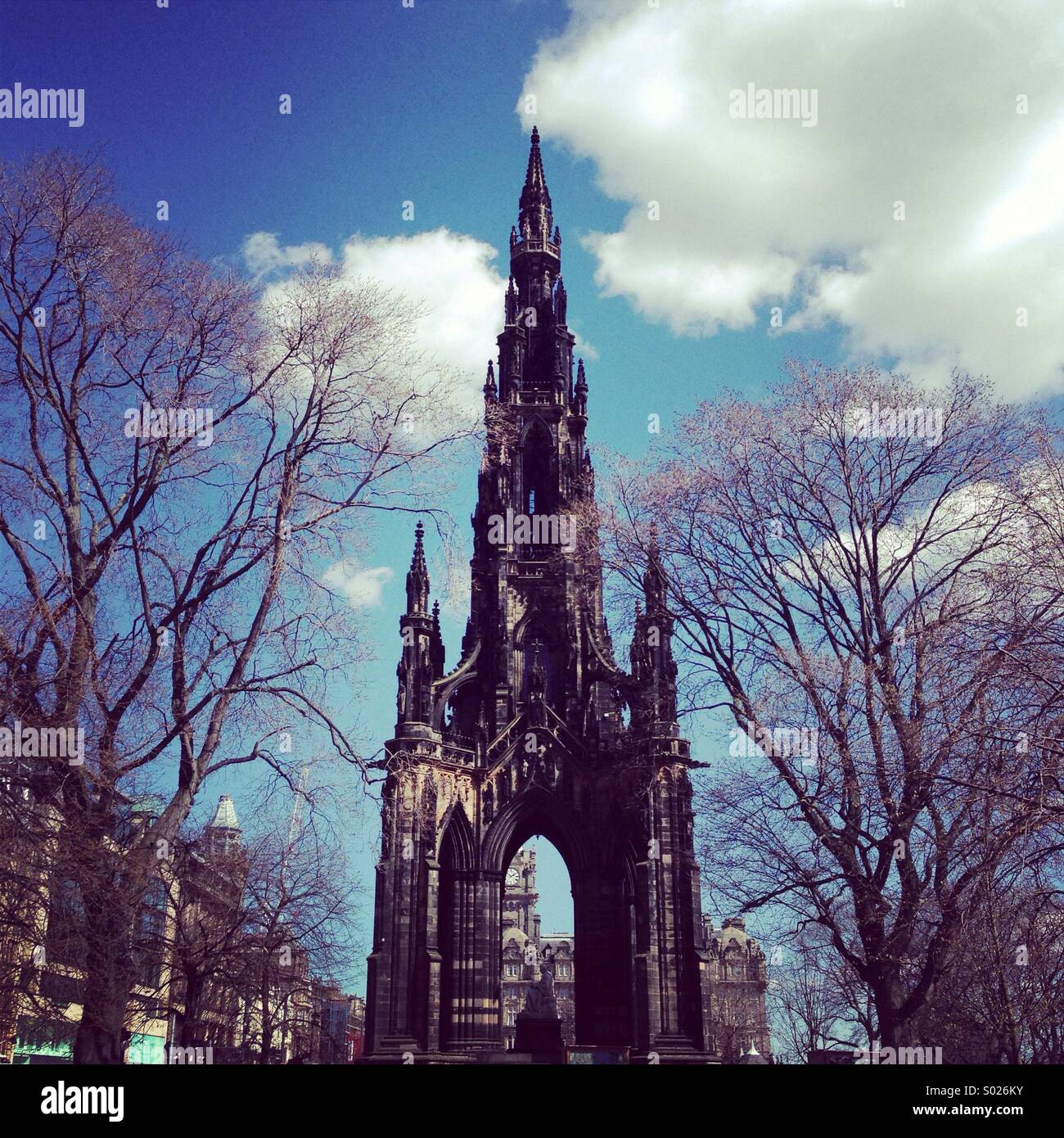 The Scott Monument Stock Photo - Alamy