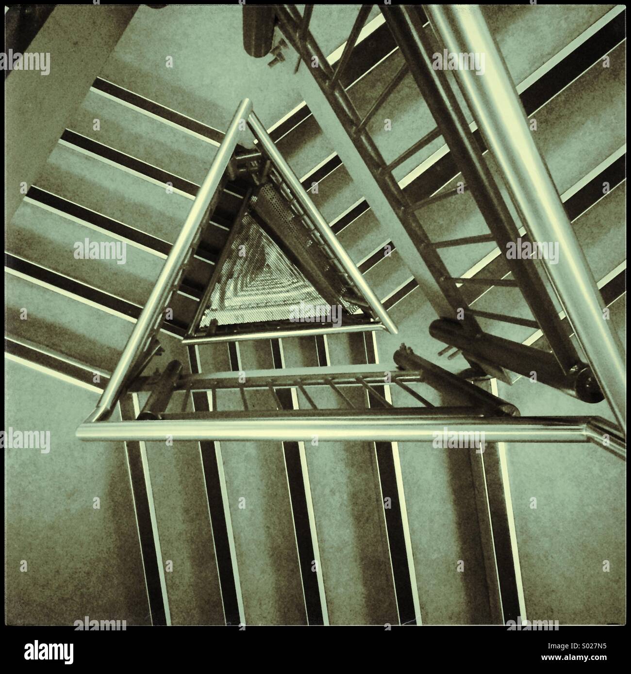 Staircase triangle hi-res stock photography and images - Alamy