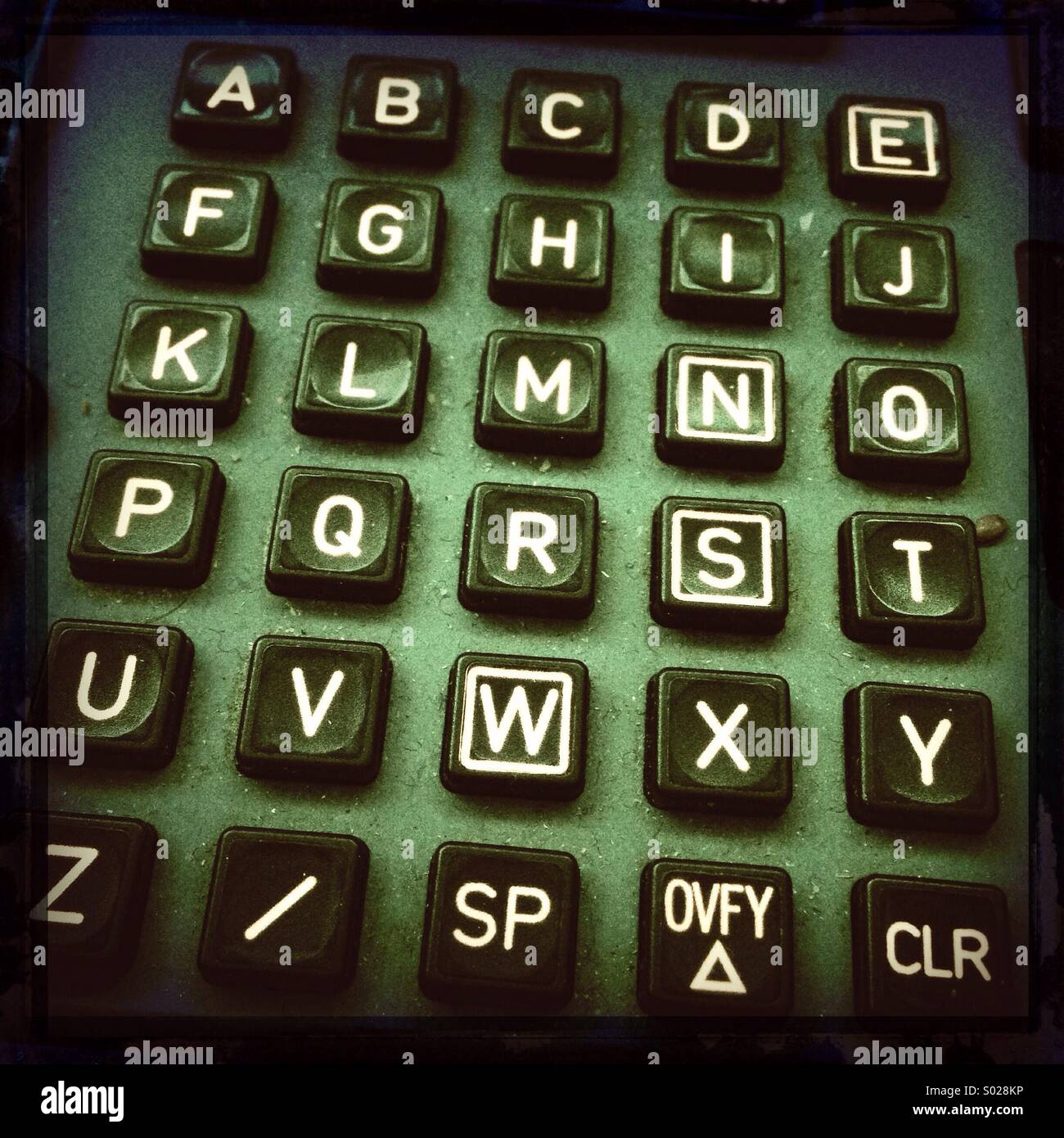 Keypad on aircraft Stock Photo - Alamy
