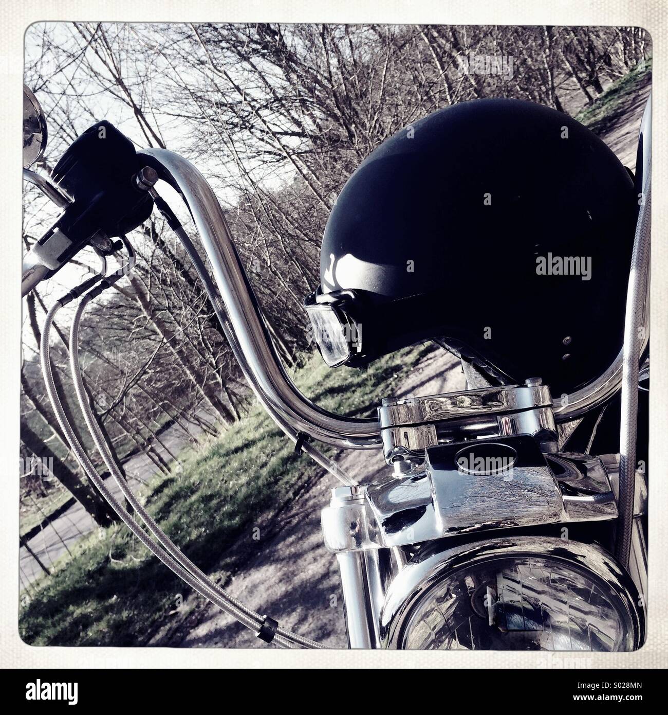 Open faced helmet hi-res stock photography and images - Alamy