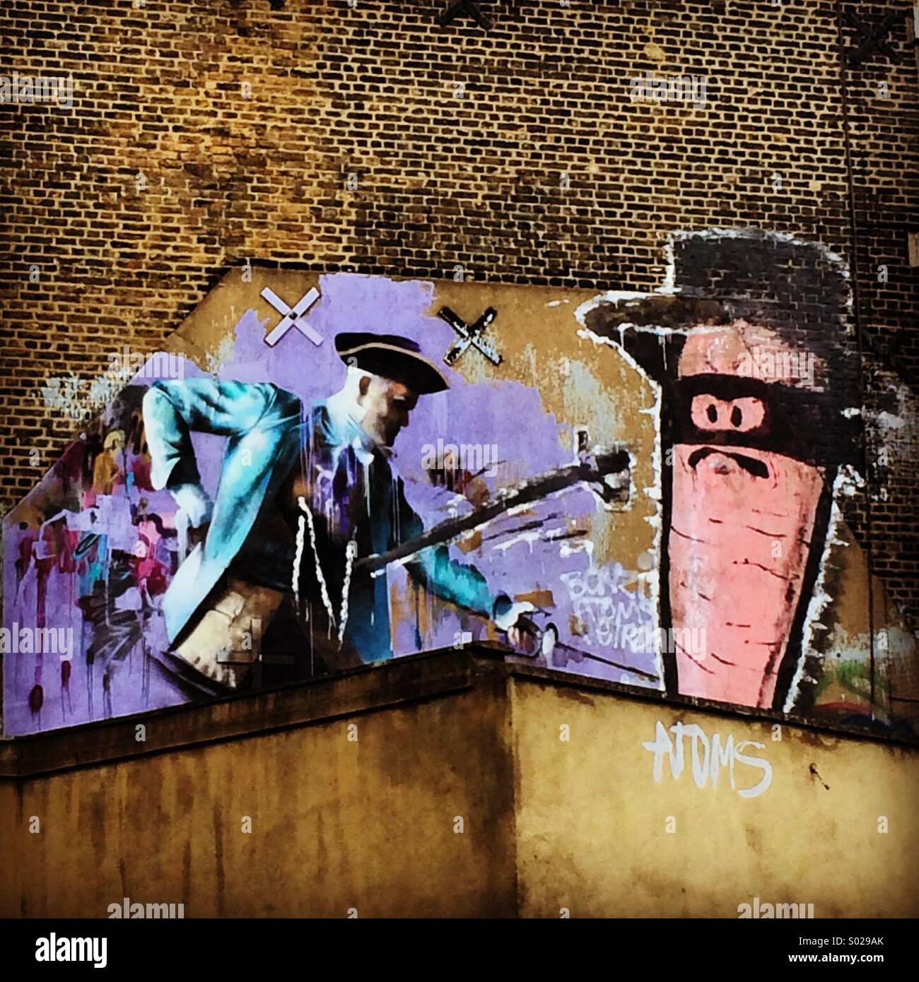 Street Art, Hackney london Stock Photo - Alamy