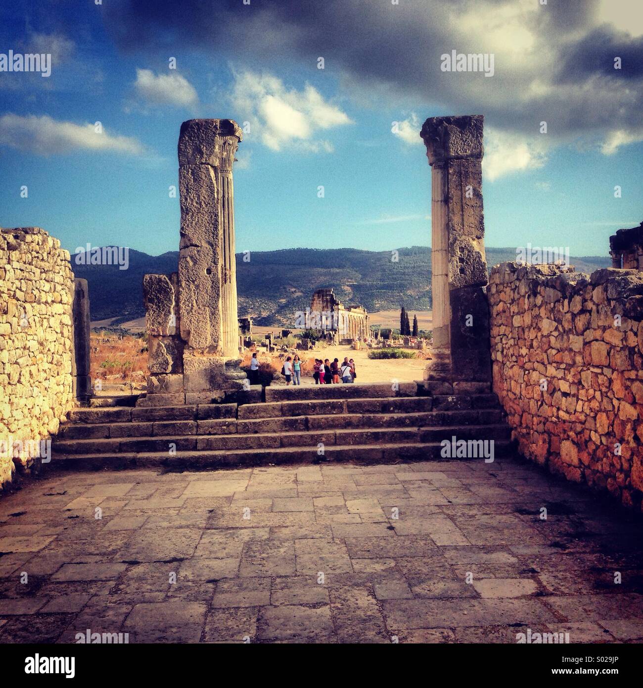 Volubilis morocco hi-res stock photography and images - Alamy