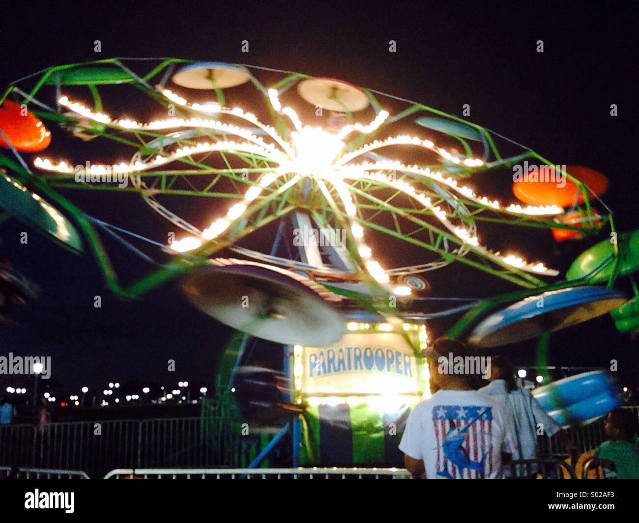 Spinning carnival ride hi-res stock photography and images - Alamy