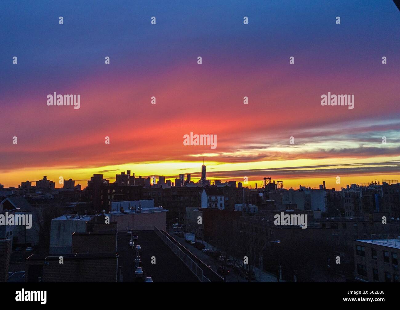 Sky from Brooklyn Stock Photo - Alamy