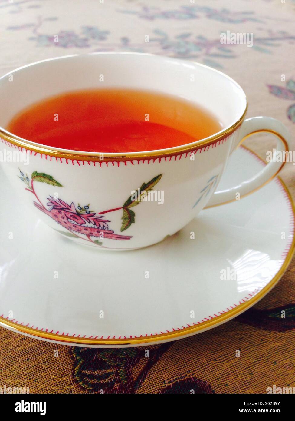 Very pretty tea cup Stock Photo - Alamy