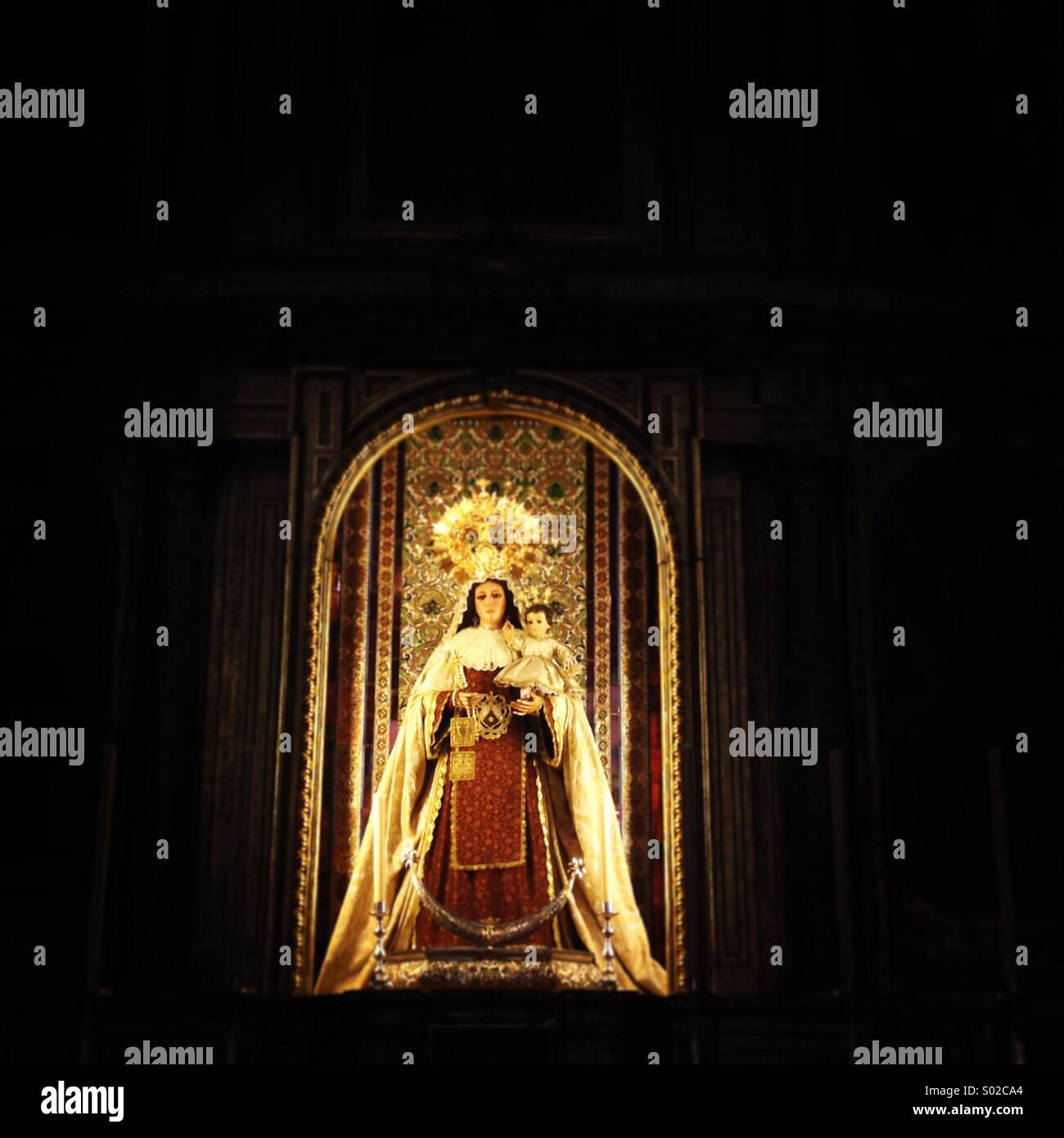 Virgin of Carmel, Prado del Rey, Sierra de Cadiz, Andalusia, Spain ...