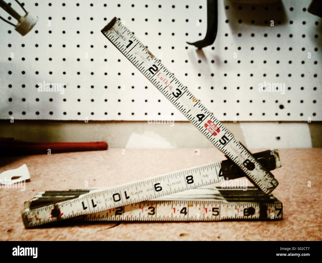 School ruler hi-res stock photography and images - Alamy