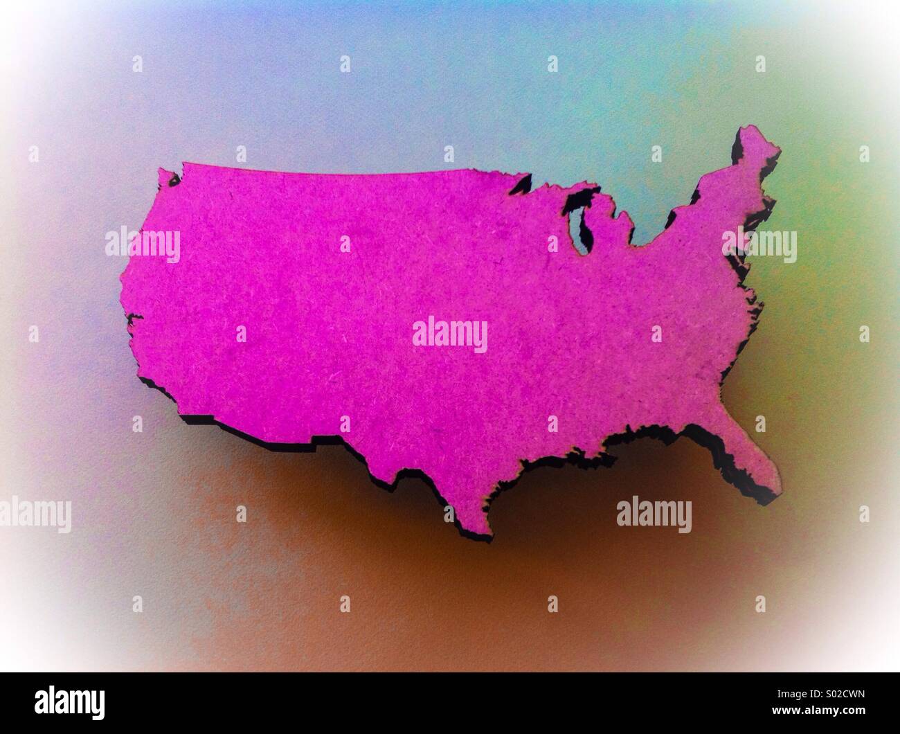 Shape map hi-res stock photography and images - Alamy