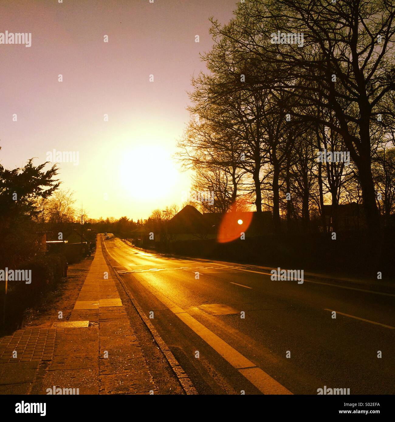 Sunset , goodbye today , welcome tomorrow Stock Photo - Alamy