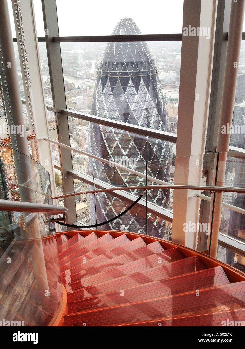 The gherkin stairs hi-res stock photography and images - Alamy