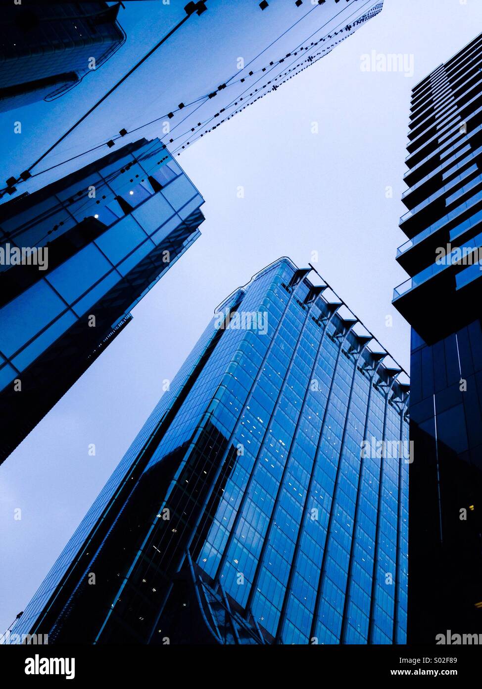 High-rise office buildings in London Stock Photo - Alamy
