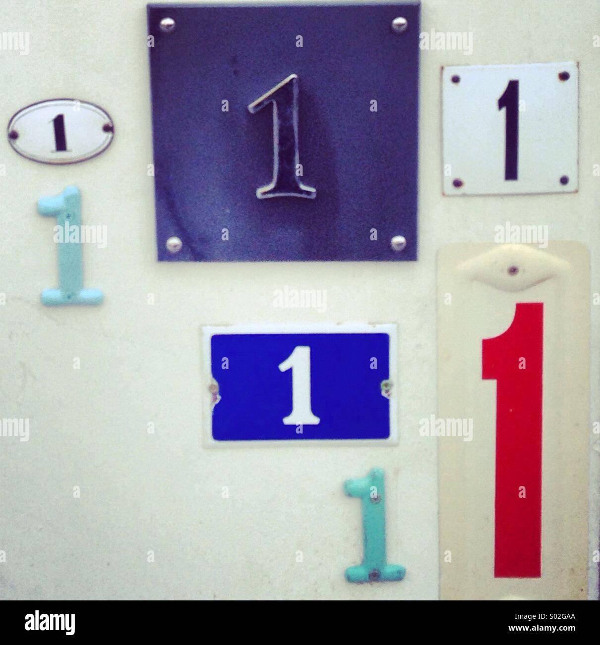 Number ones hi-res stock photography and images - Alamy