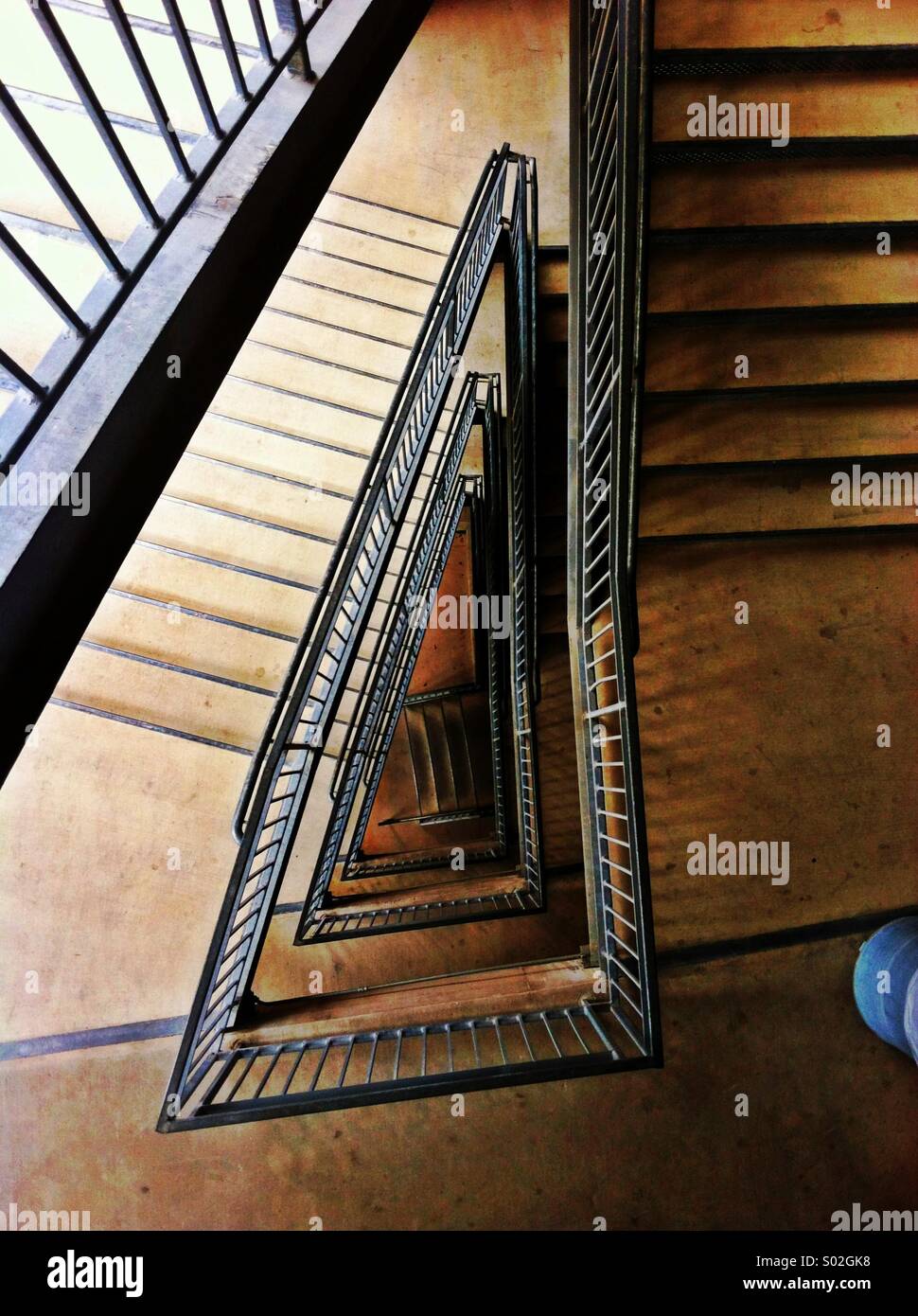 Triangle stairs hi-res stock photography and images - Alamy
