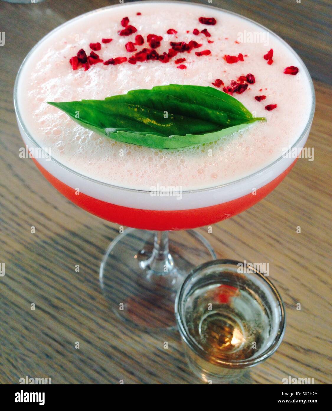 Sweet velvet #6 cocktail Stock Photo - Alamy