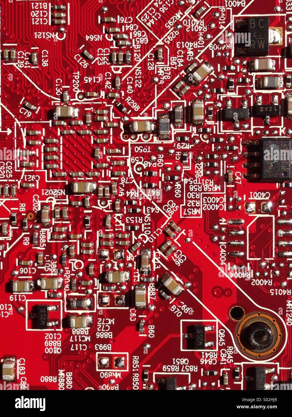 Red motherboard hi-res stock photography and images - Alamy