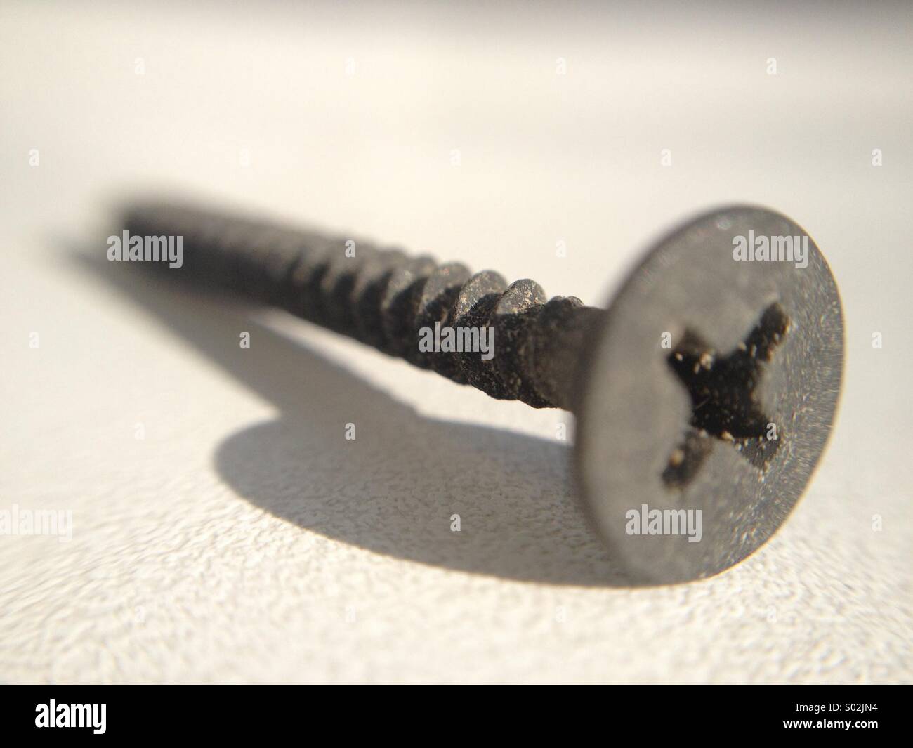 Macro of a screw Stock Photo - Alamy