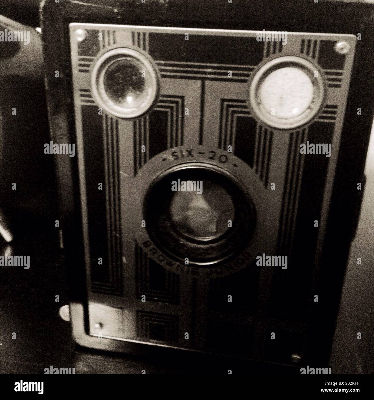 Old box camera hi-res stock photography and images - Alamy
