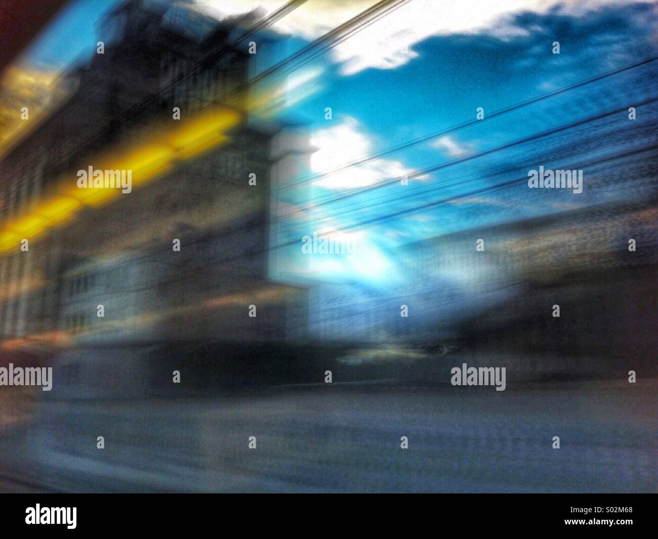 From a moving train hi-res stock photography and images - Alamy