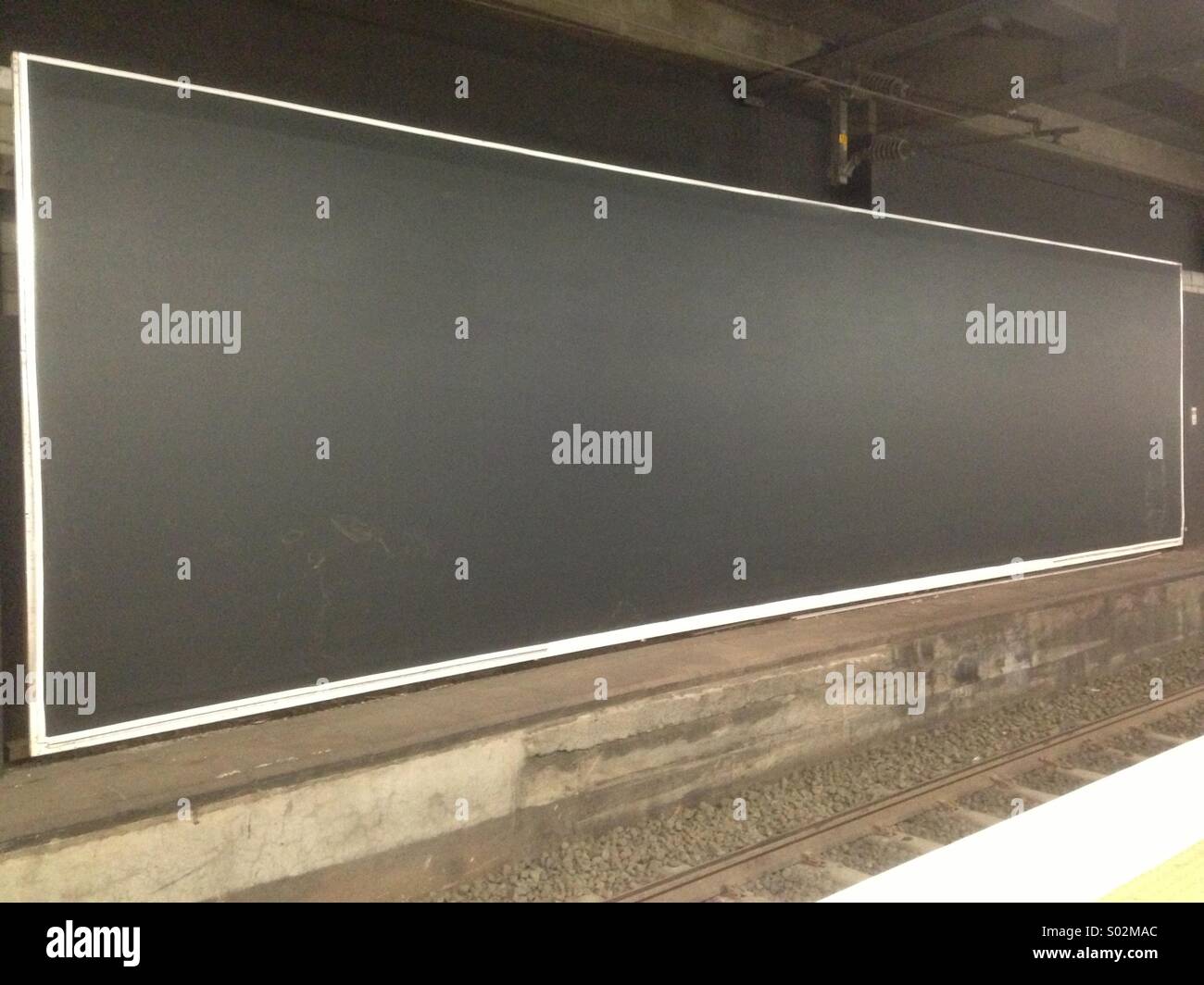 Blank sign board railway station hi-res stock photography and images ...