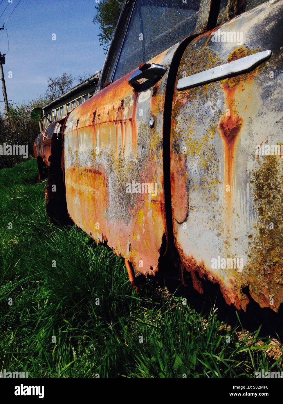Very rusty Studebaker car Stock Photo - Alamy