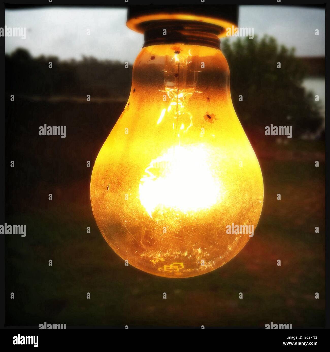 Lighted bulb hi-res stock photography and images - Alamy