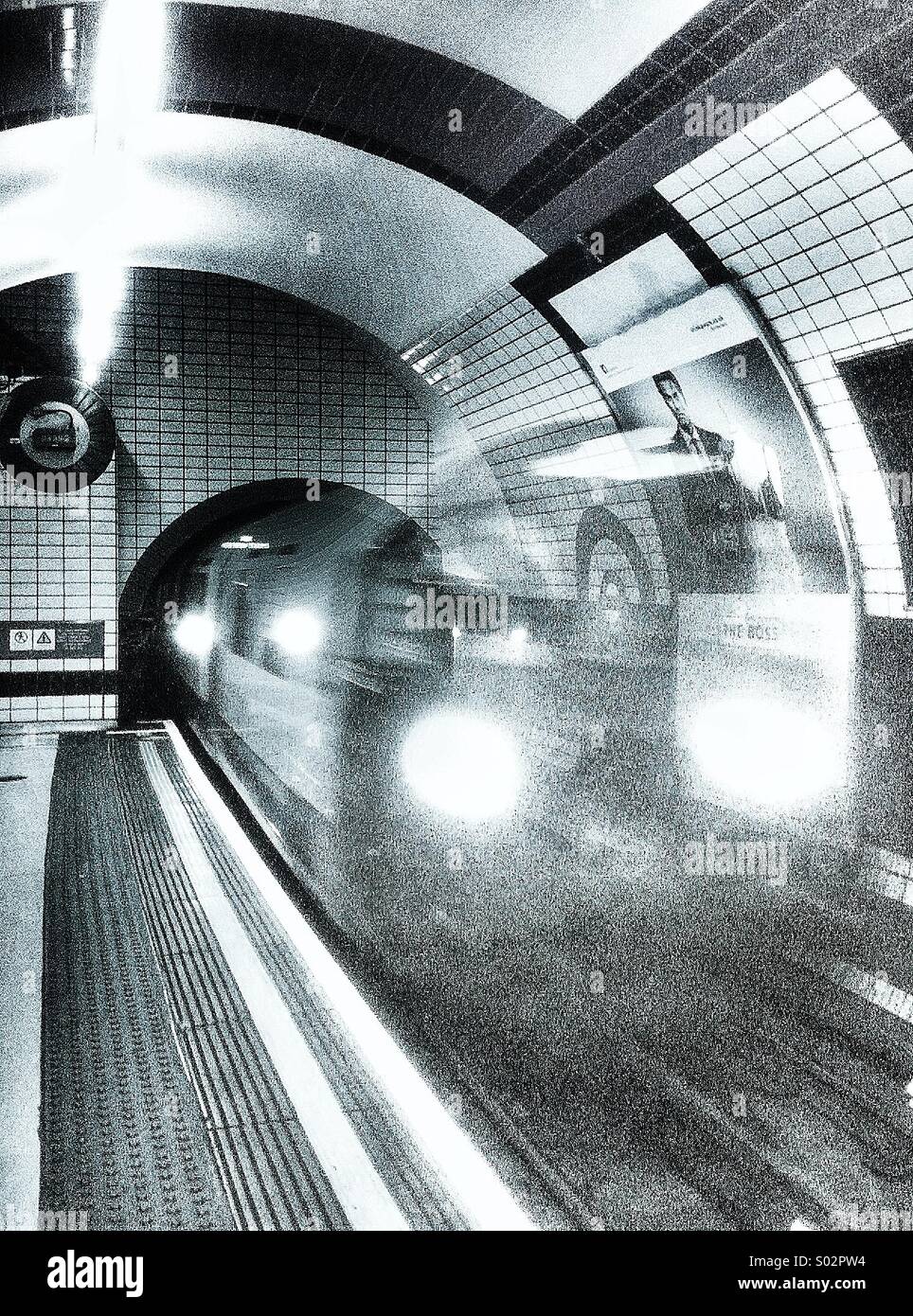 The tube train Stock Photo - Alamy