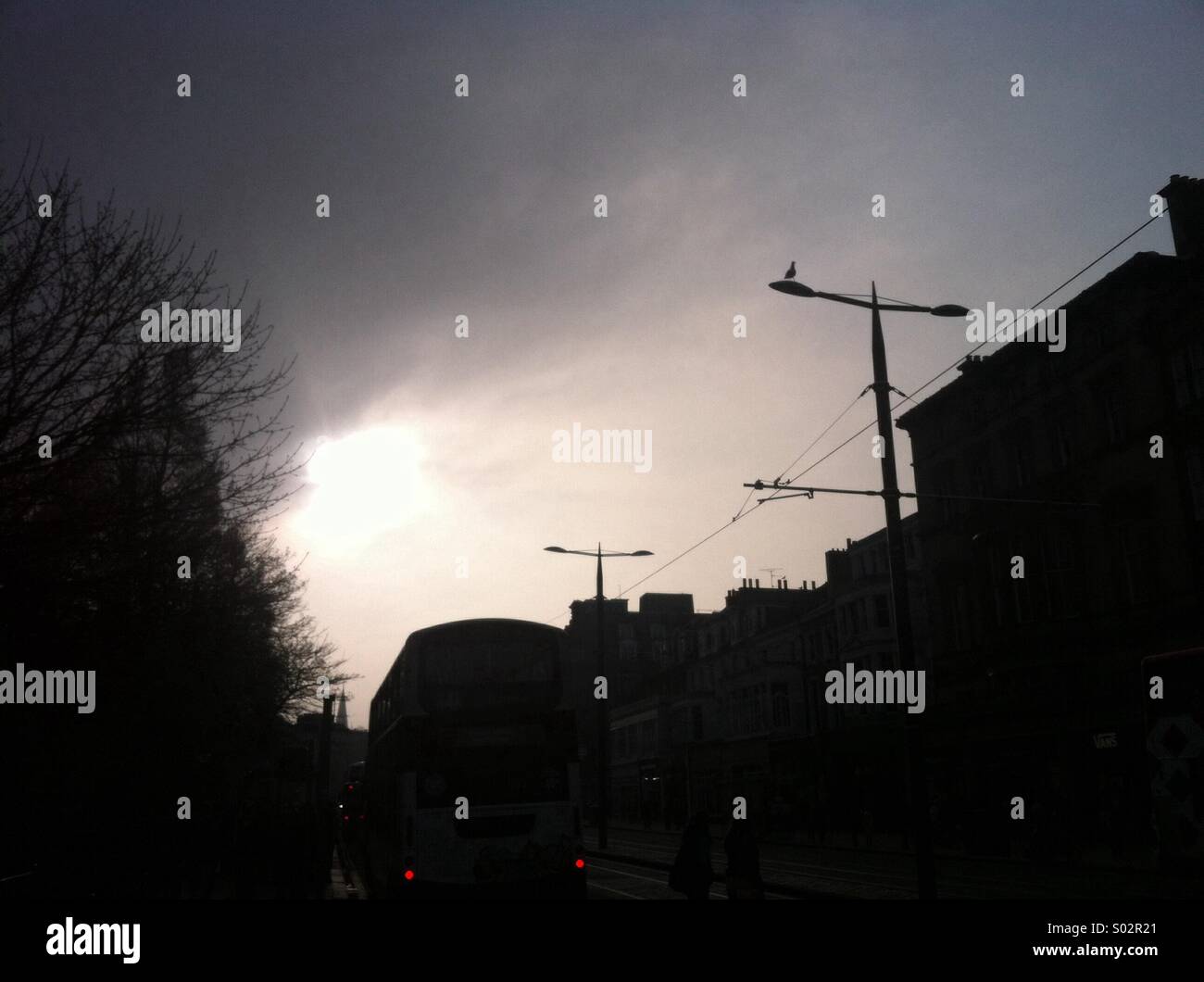 Edinburgh dark street hi-res stock photography and images - Alamy